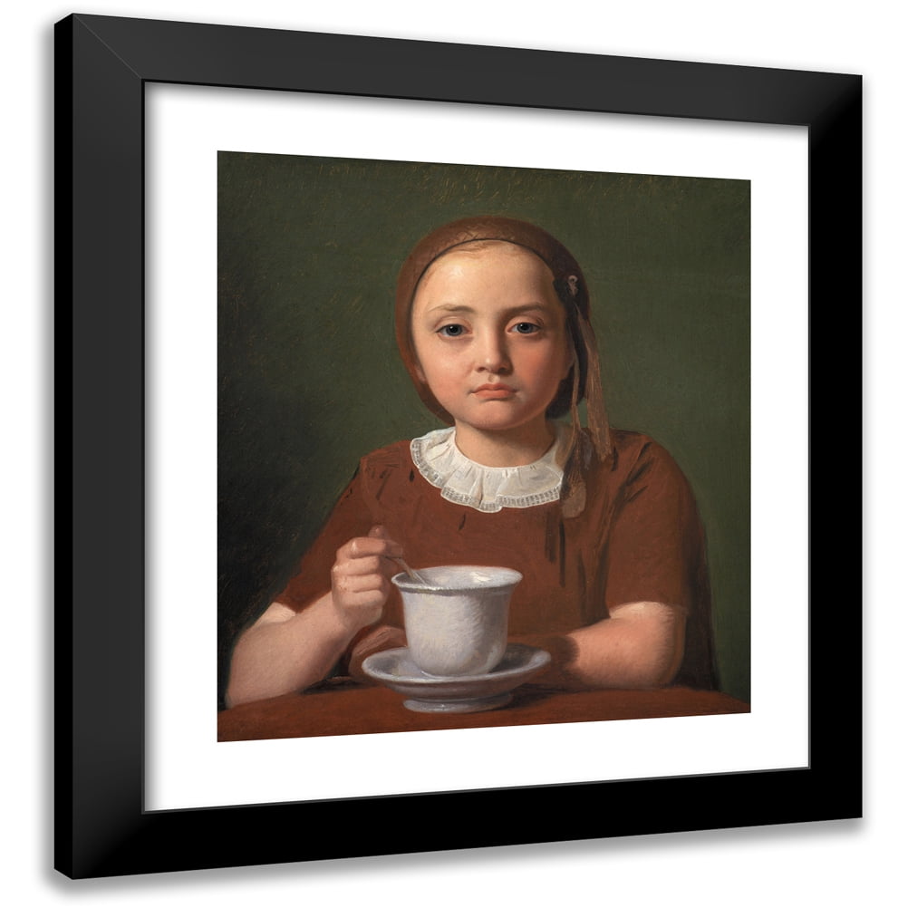 Constantin Hansen 12x13 Black Modern Framed Museum Art Print Titled ...