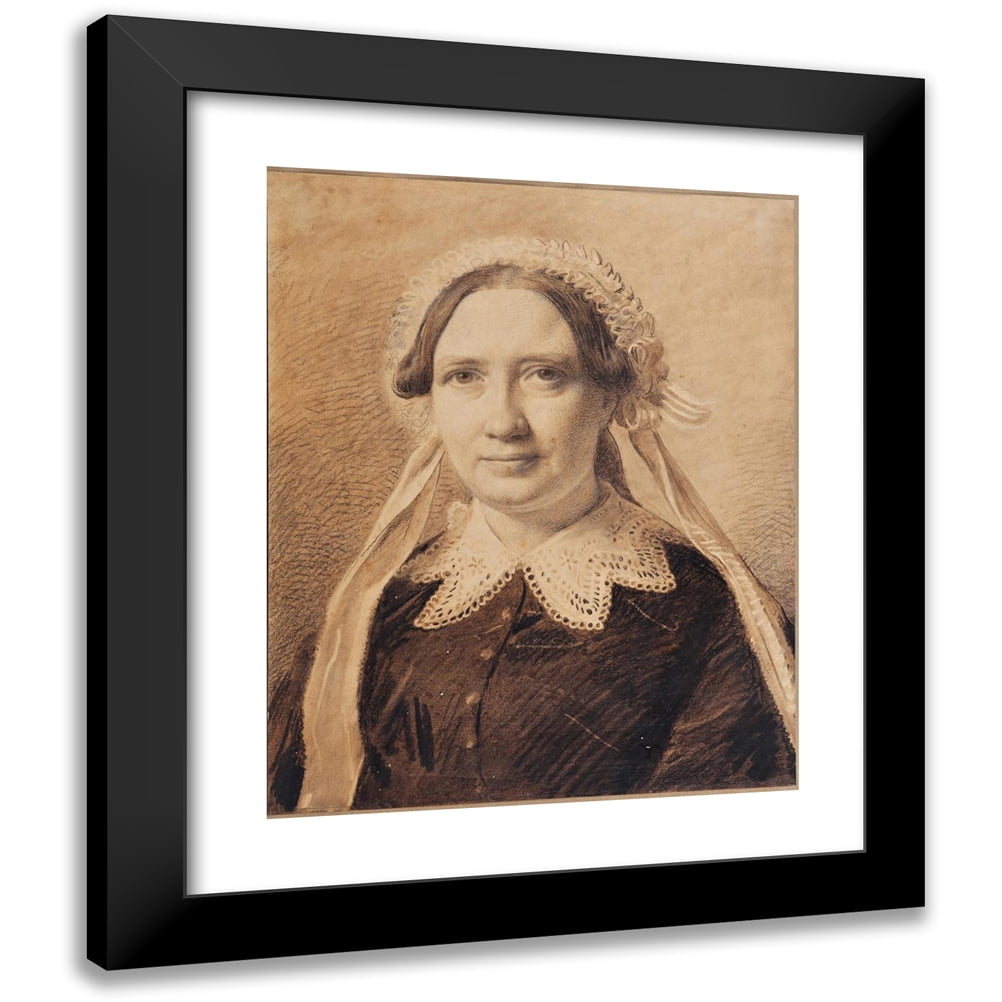 Constantin Hansen 12x14 Black Modern Framed Museum Art Print Titled ...