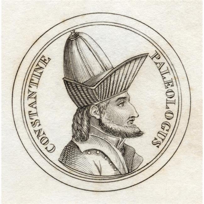 Constantine Xi Palaiologus Or Paleologus 1405-1453 Last Reigining ...