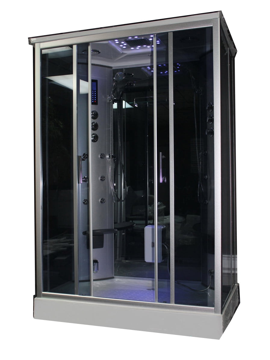 Luxury 2 Person Steam Shower ER55-36SB-HD with Touch Control, Body Jets ...