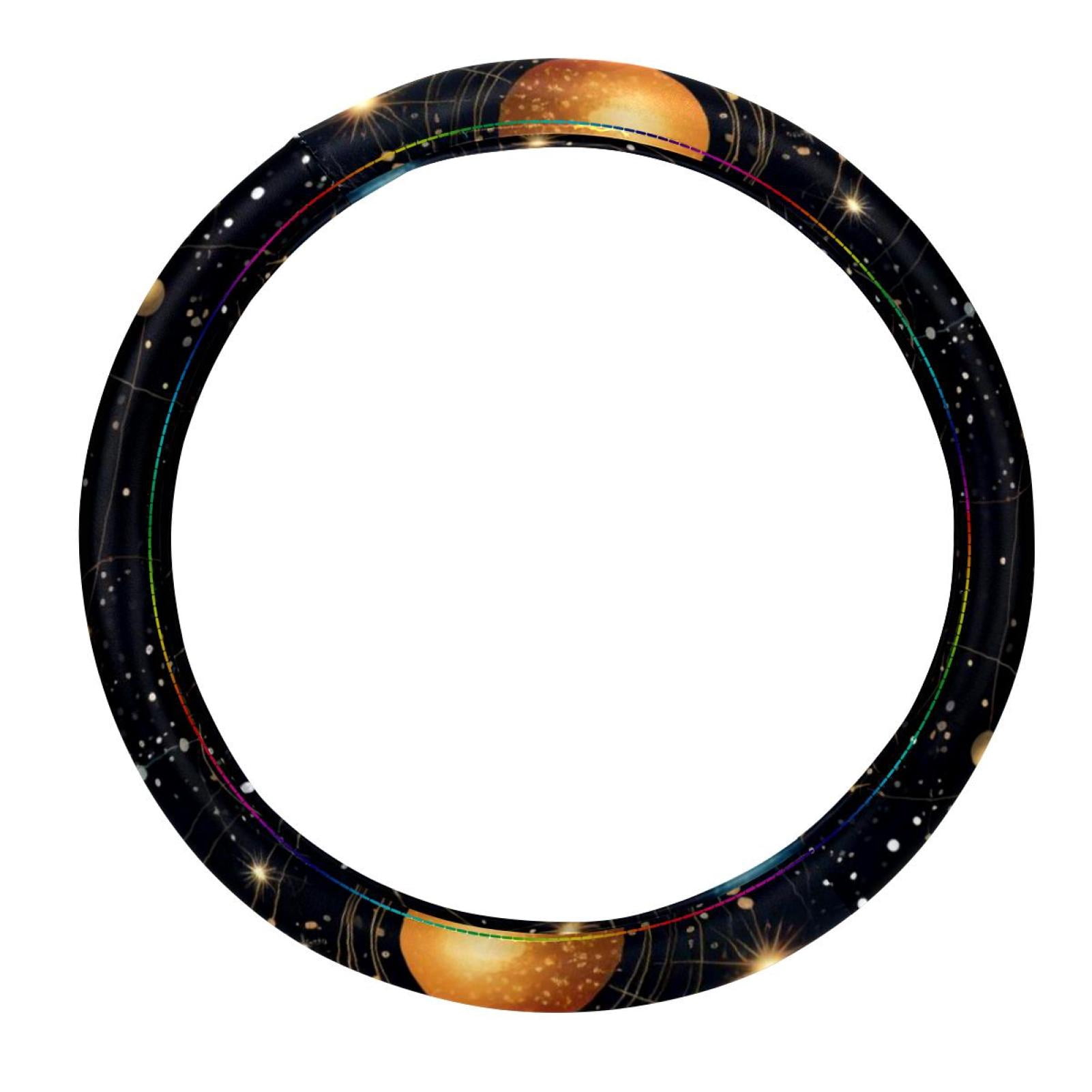 Constellation 14.5 Inch Printing PVC Leather Car Wheel Covers Steering ...
