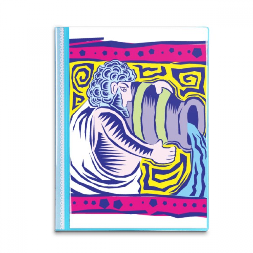 Constellation Aquarius Mexicon Culture Engraving Book Sheet Protectors ...