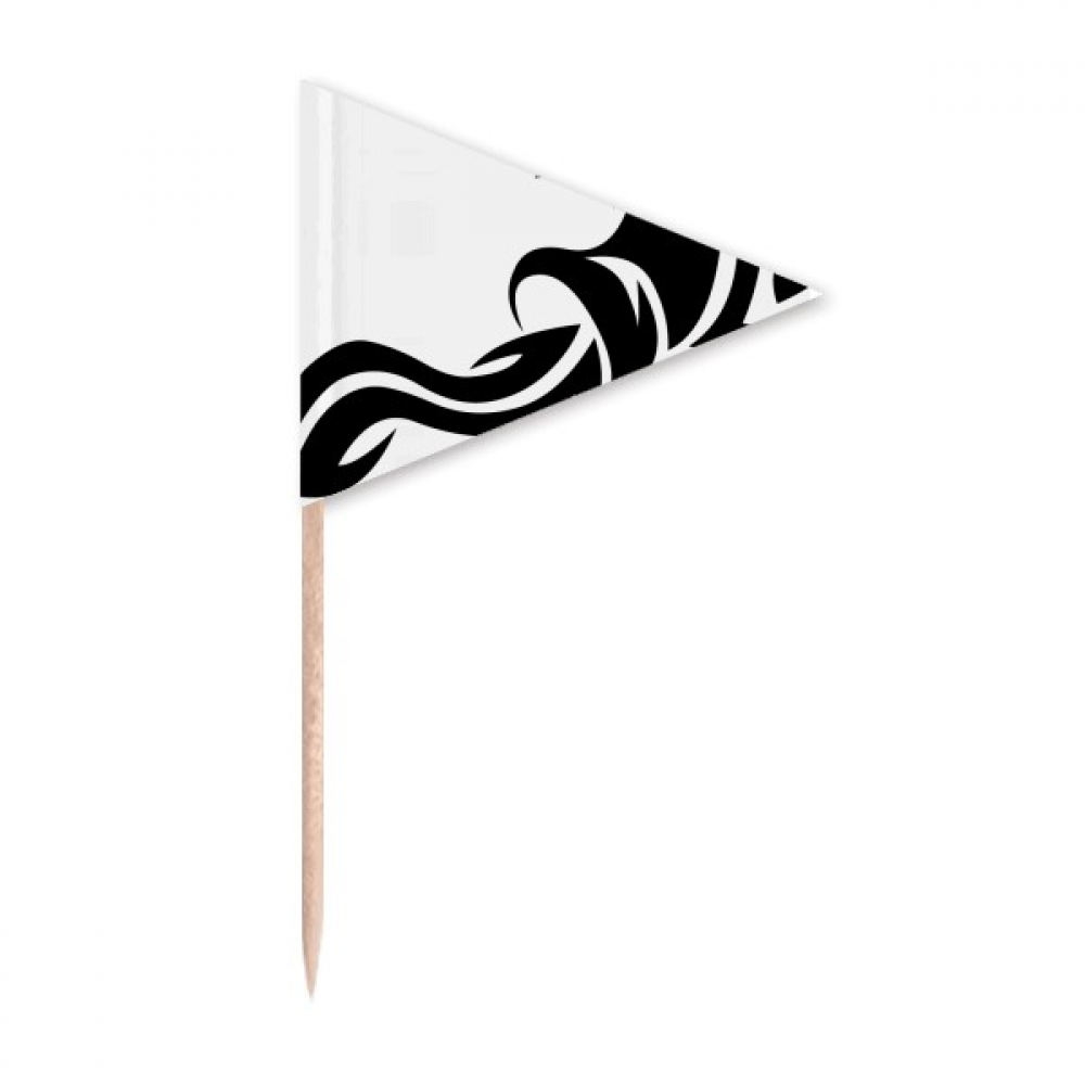 Constellation Aquarius Zodiac Sign Toothpick Triangle Cupcake Toppers ...