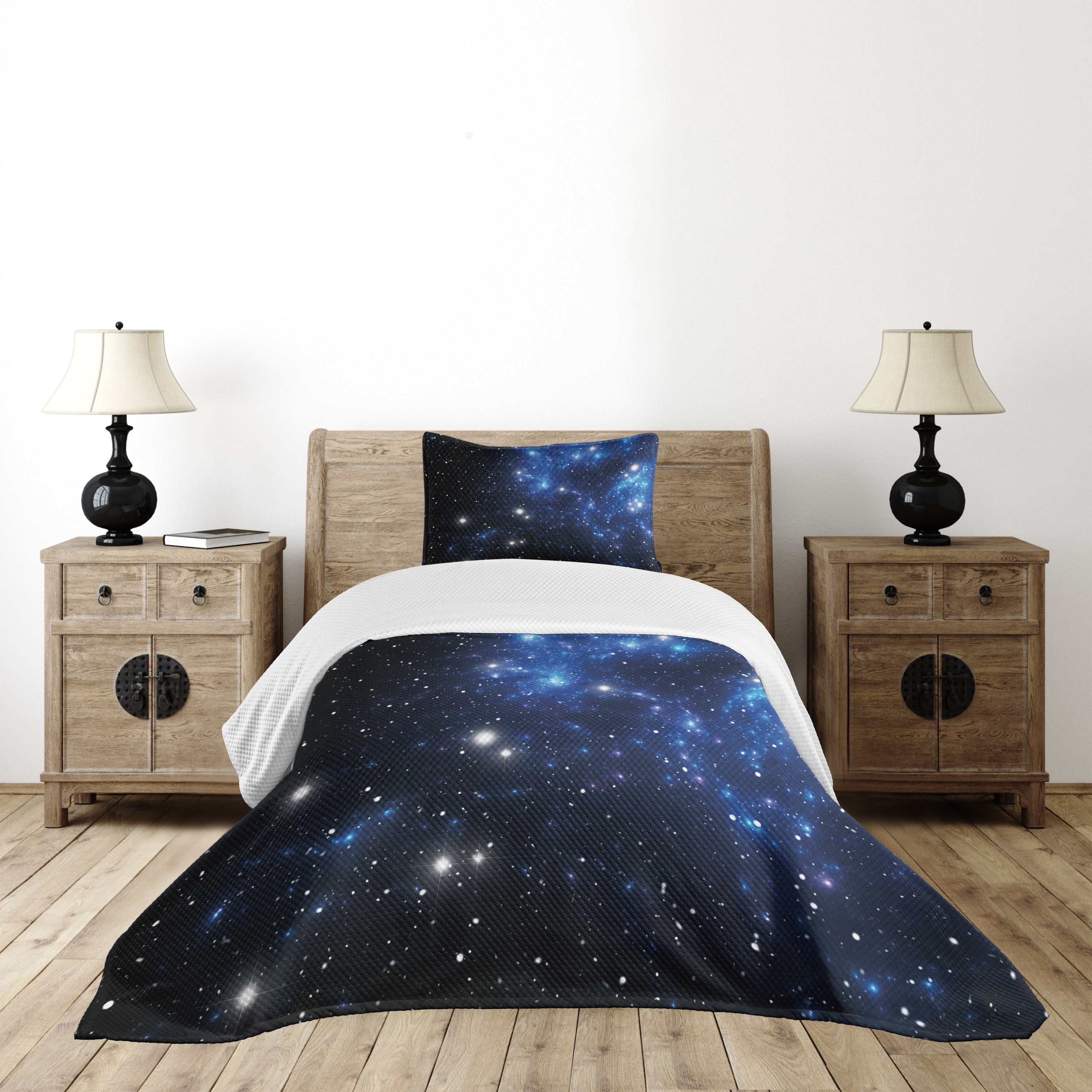 Constellation Bedspread, Outer Space Star Nebula Astral Cluster ...