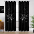 Constellation Blackout Curtains, Galaxy Stars Space Window Curtains for ...