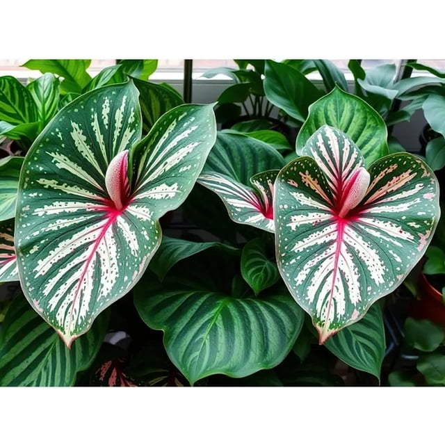 Constellation Caladium Bulbs for Planting - Perennial Hosta, Elephant ...
