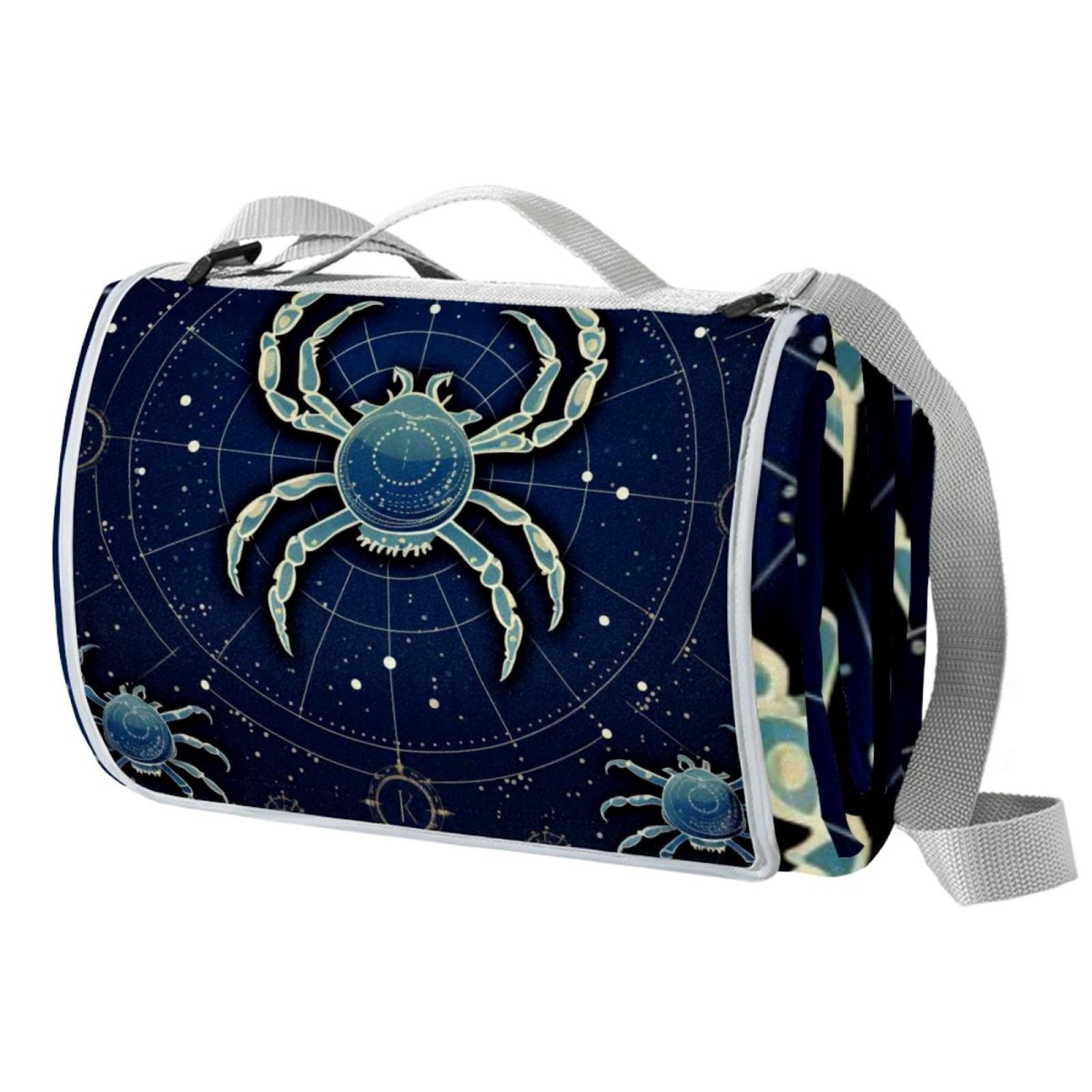 Constellation Canvas Picnic Blanket Waterproof Foldable Outdoor Mat for ...