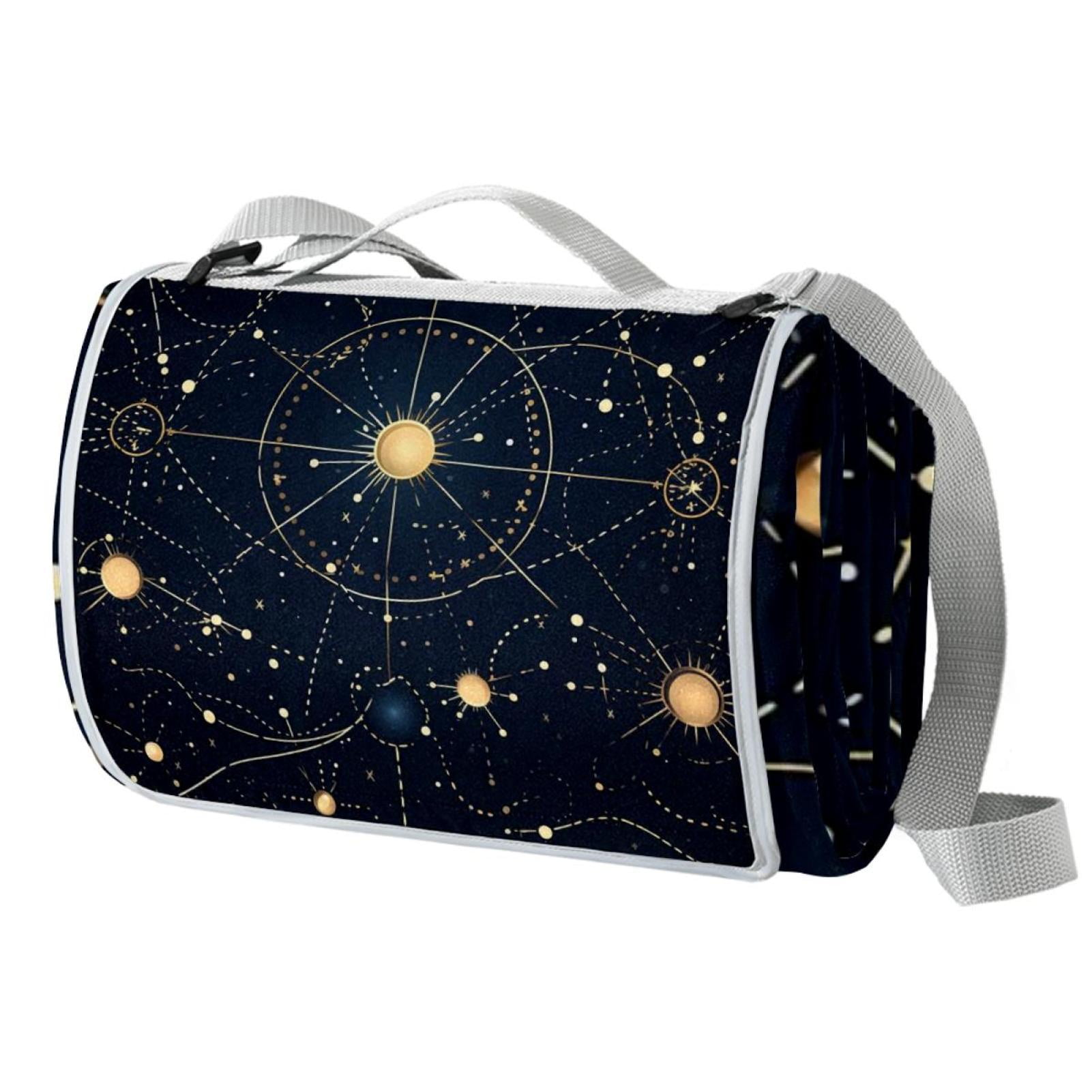 Constellation Canvas Picnic Mat - Waterproof Outdoor Blanket for ...