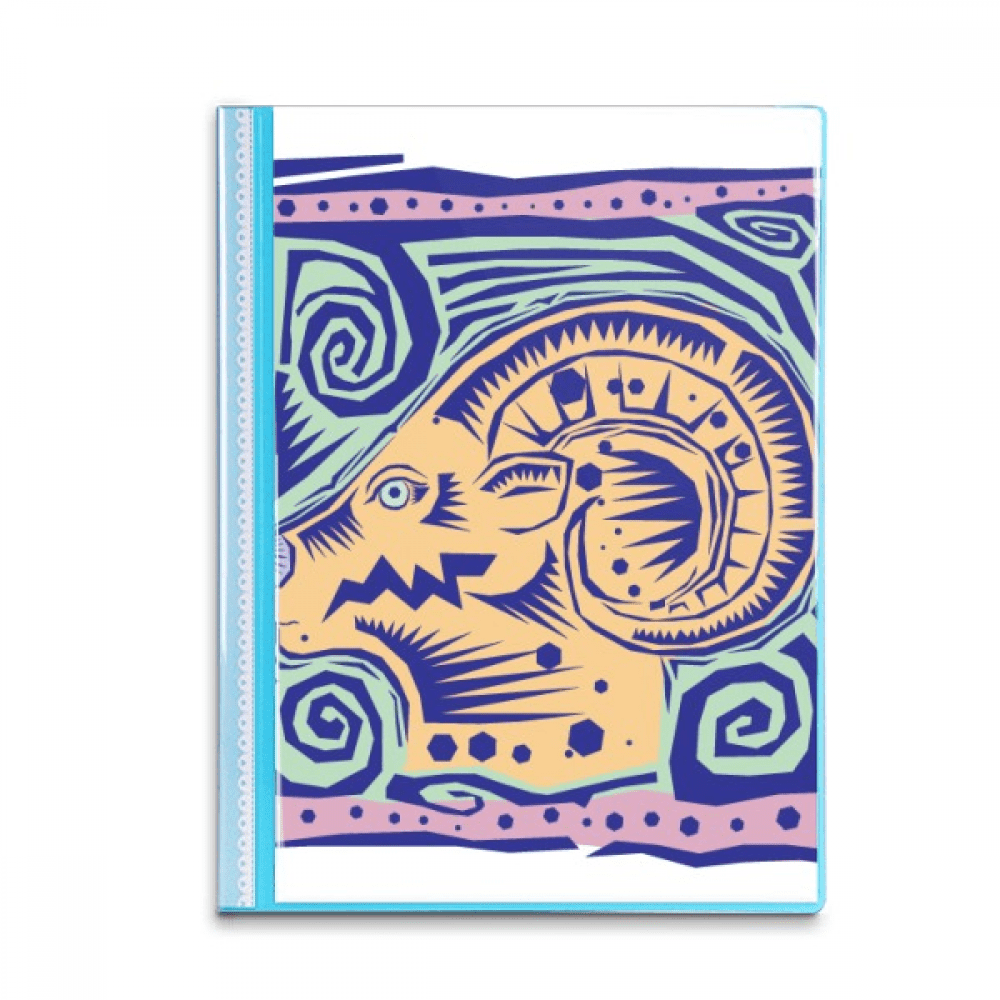 Constellation Capricornus Mexicon Engraving Book Sheet Protectors ...