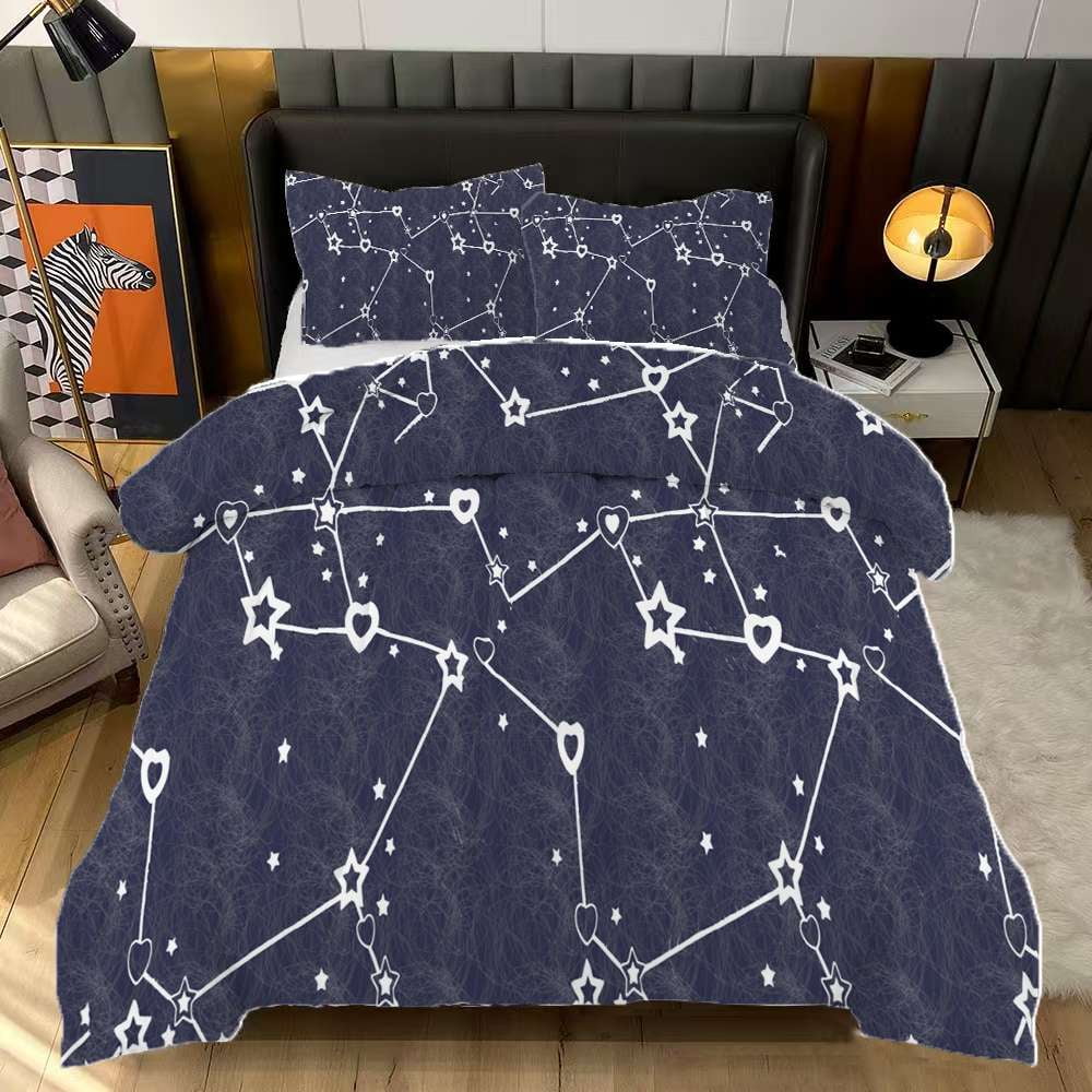 Constellation Comforter Set Queen Size Bedding Set For Travl Bedroom ...