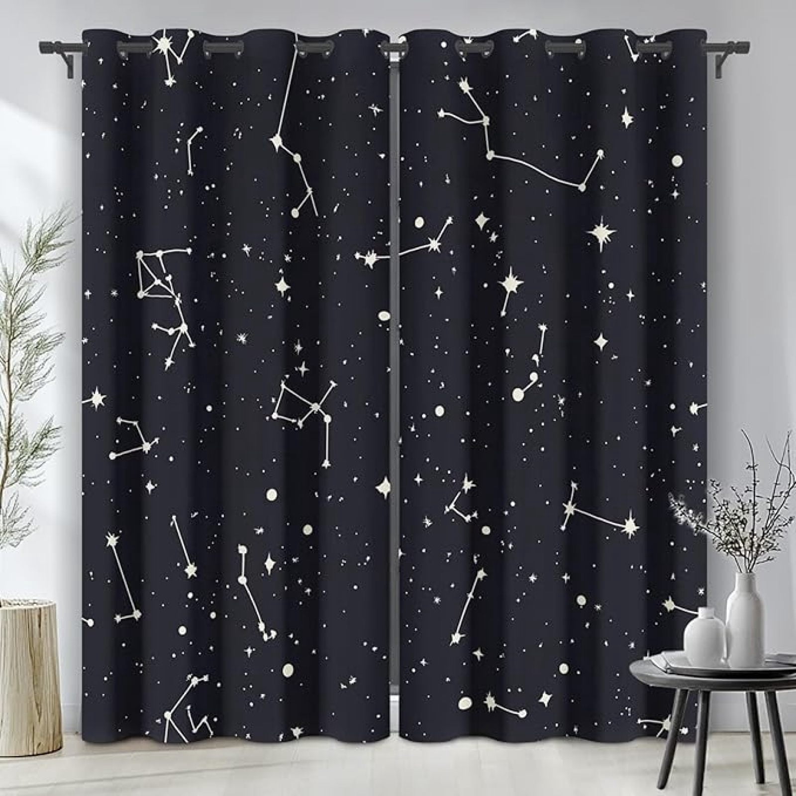 Constellation Curtains, Star Universe Galaxy Blackout Curtains for ...