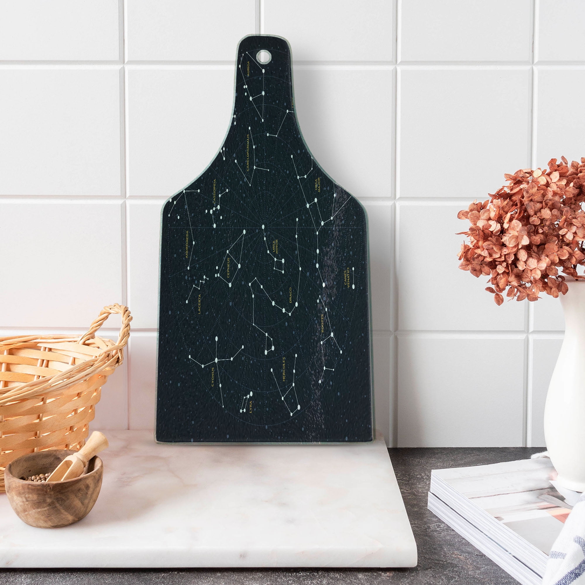 Constellation Cutting Board, Sky Map Andromeda Lacerta Cygnus Lyra ...