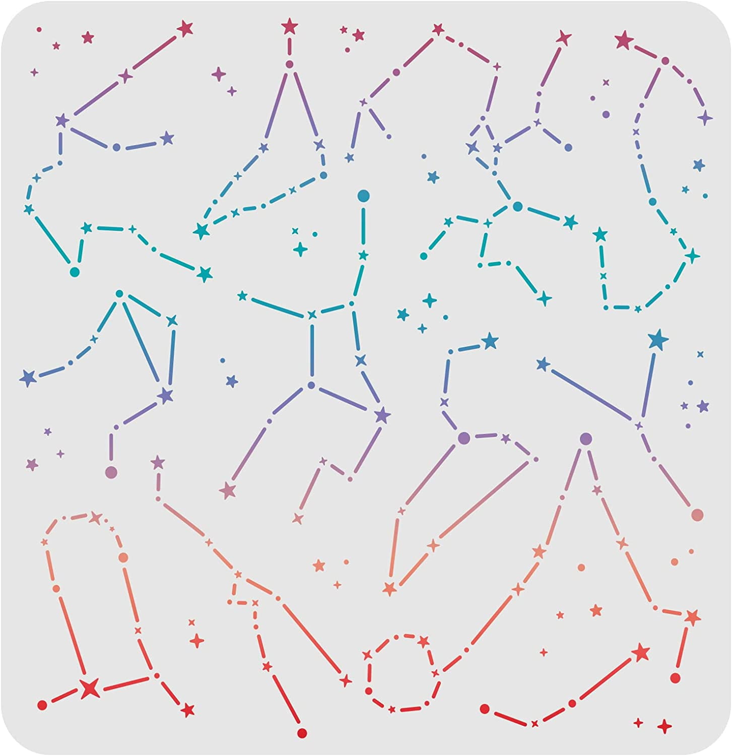 Constellation Drawing Painting Stencils Templates (11.8x11.8 inch ...