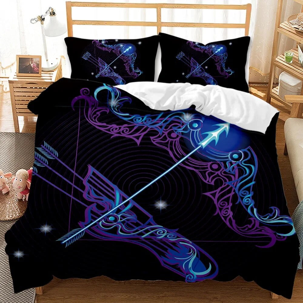 Constellation Duvet Cover Set Leo Starry Sky Theme for Kids Teens Twin ...