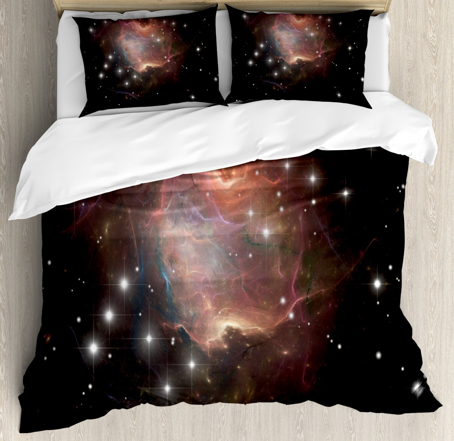 Constellation Duvet Cover Set Queen Size, Deep Down in Outer Space ...