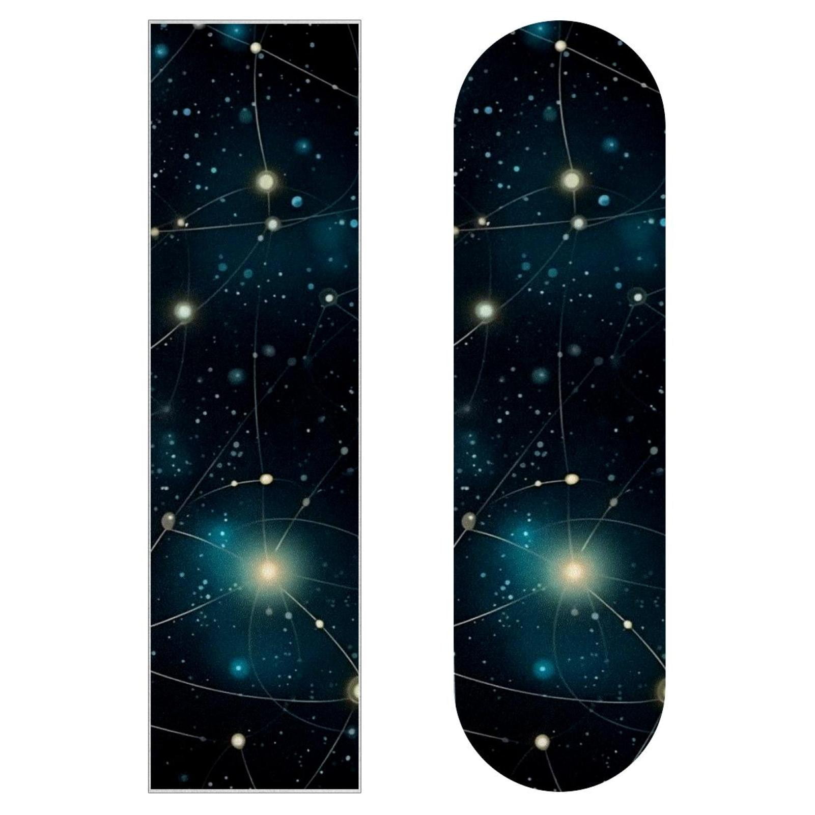 Constellation Emery Surface Skateboard Grip Tape Stickers (Pack of Two ...