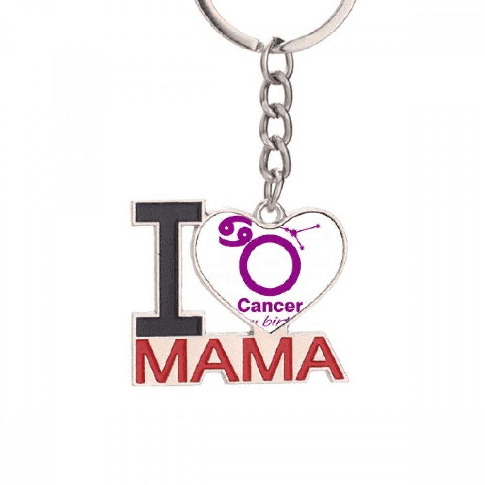 Constellation Fate Birthday Celebration Cancer Keychain Metal Keyring ...