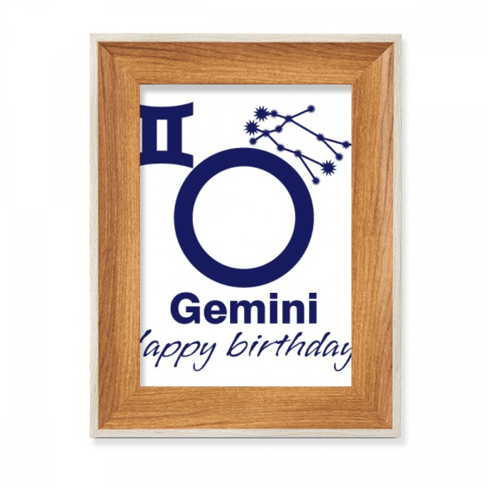 Constellation Fate Birthday Celebration Geni Desktop Wooden Photo Frame ...