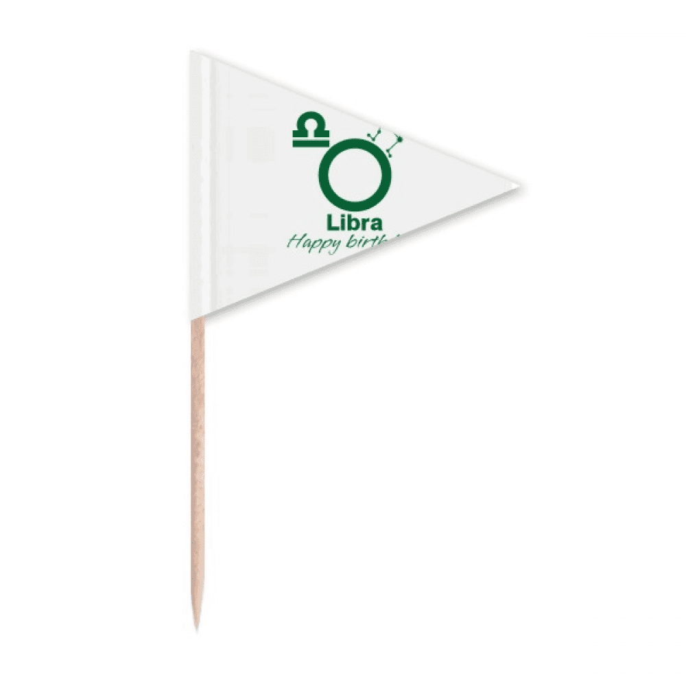 Constellation Fate Birthday Celebration Libra Toothpick Triangle ...