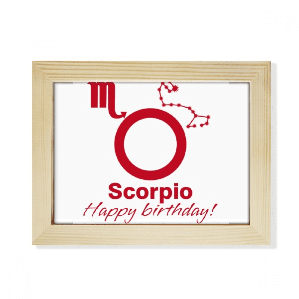 Constellation Fate Birthday Celebration Scorpio Desktop Photo Frame ...