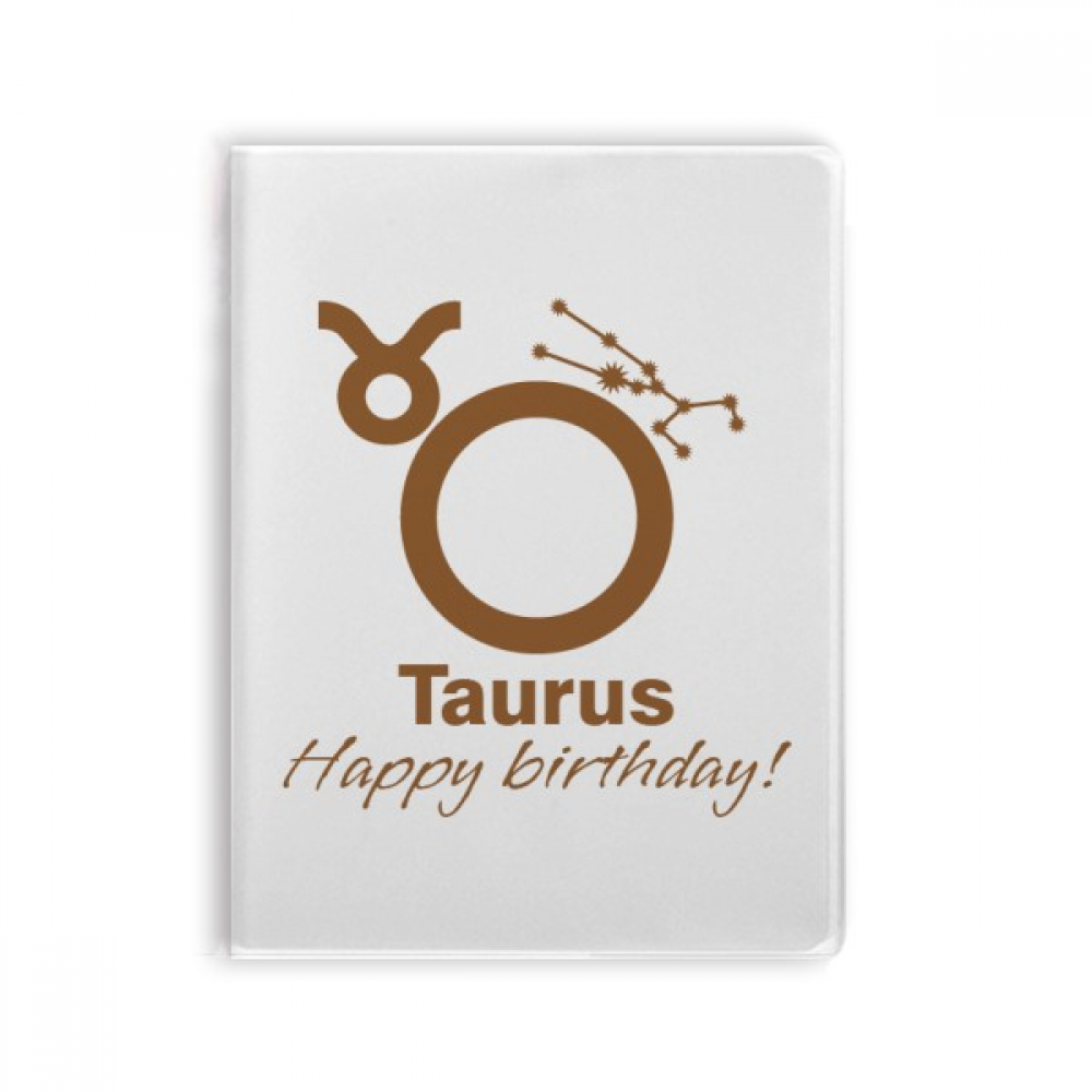Constellation Fate Birthday Celebration Taurus Notebook Gum Cover Diary ...