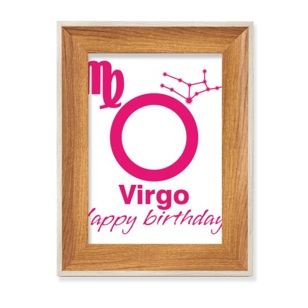 Constellation Fate Birthday Celebration Virgo Desktop Wooden Photo ...