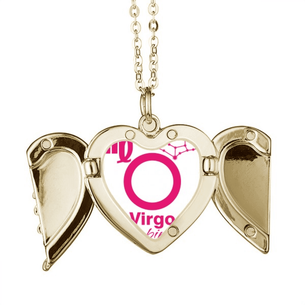 Constellation Fate Birthday Celebration Virgo Folded Wings Peach Heart ...