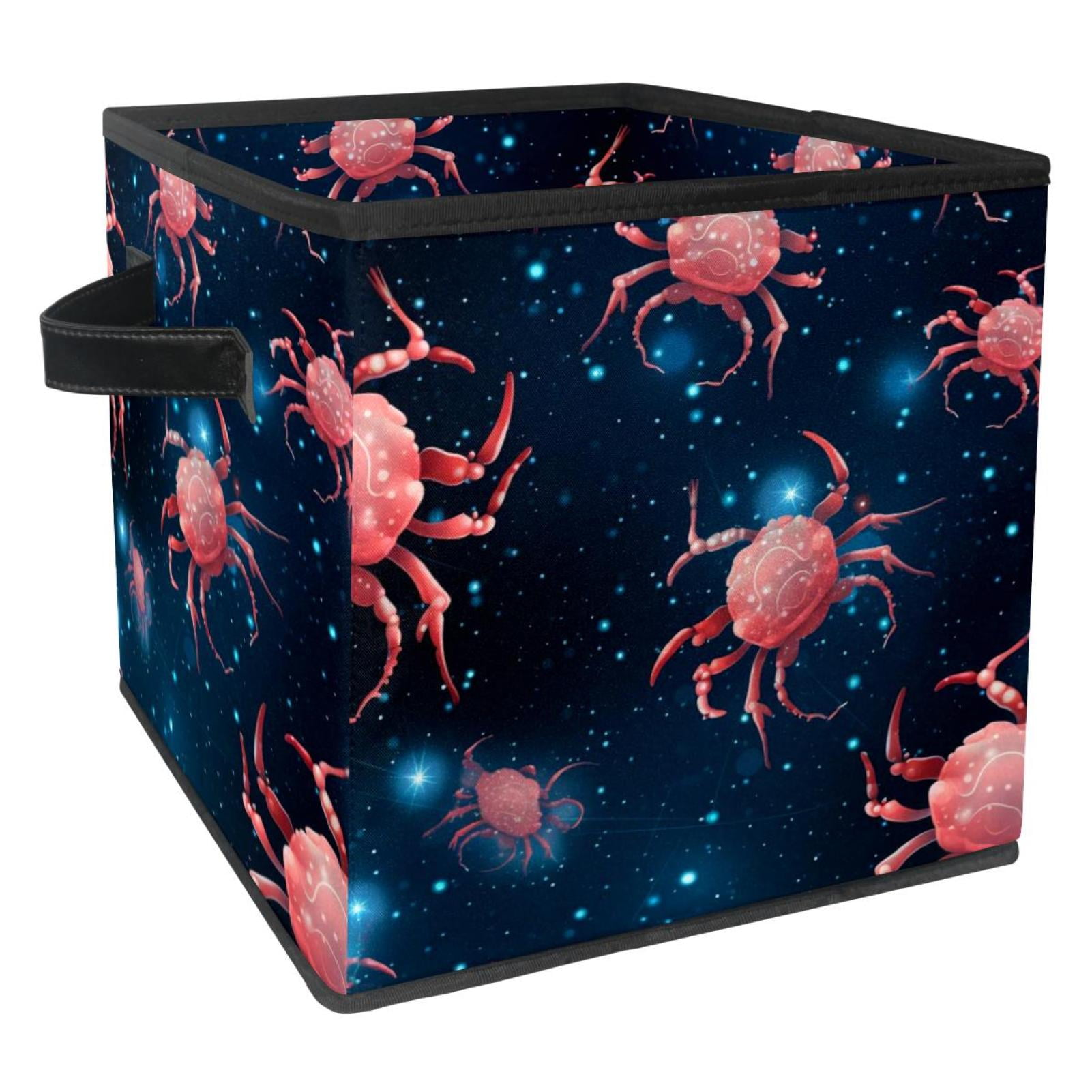 Constellation Foldable Toy Box with Handle, 10.8"x10.5"x10.6", Large ...