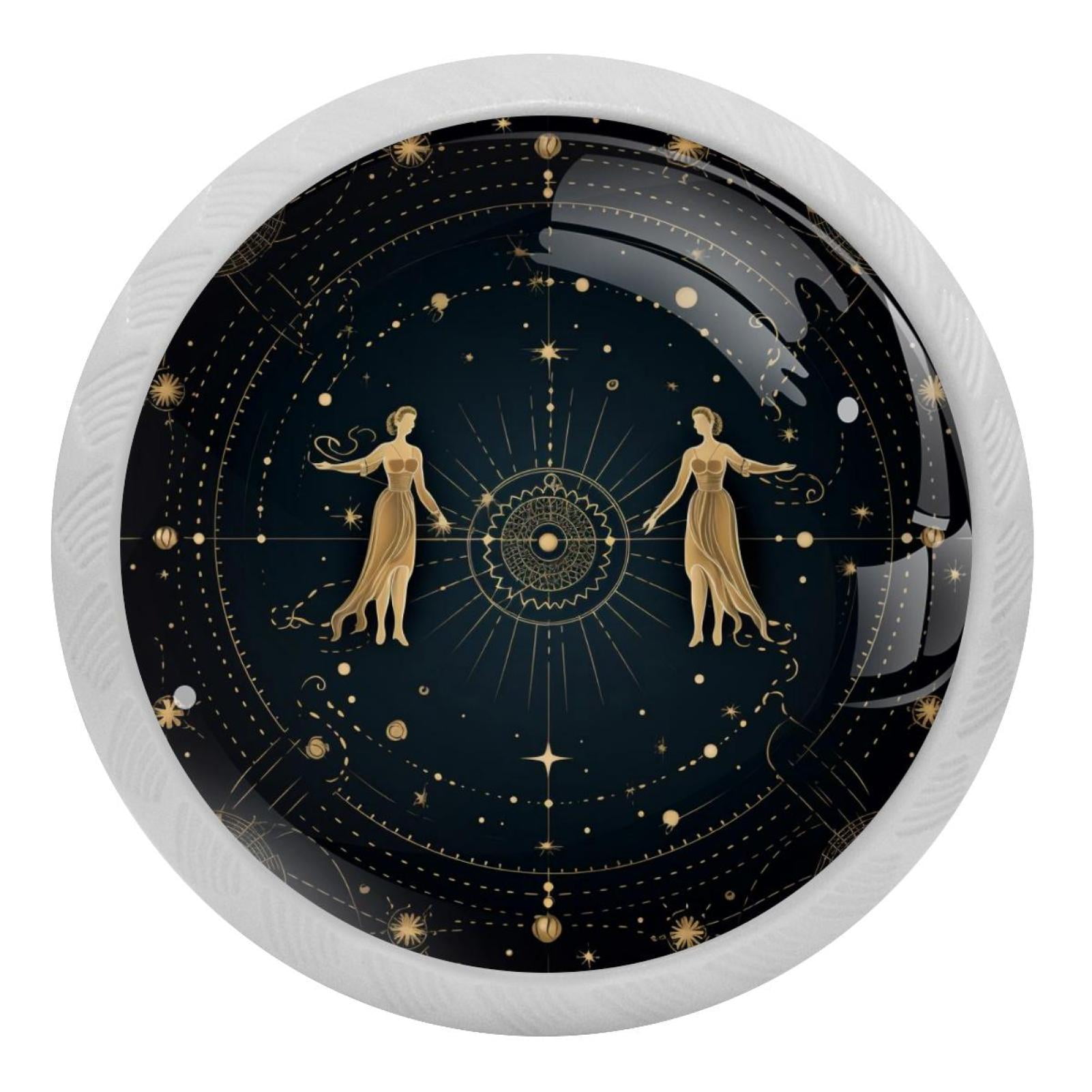 Constellation Glow-in-the-Dark Fluorescent Drawer Pulls 4-Pack with ...