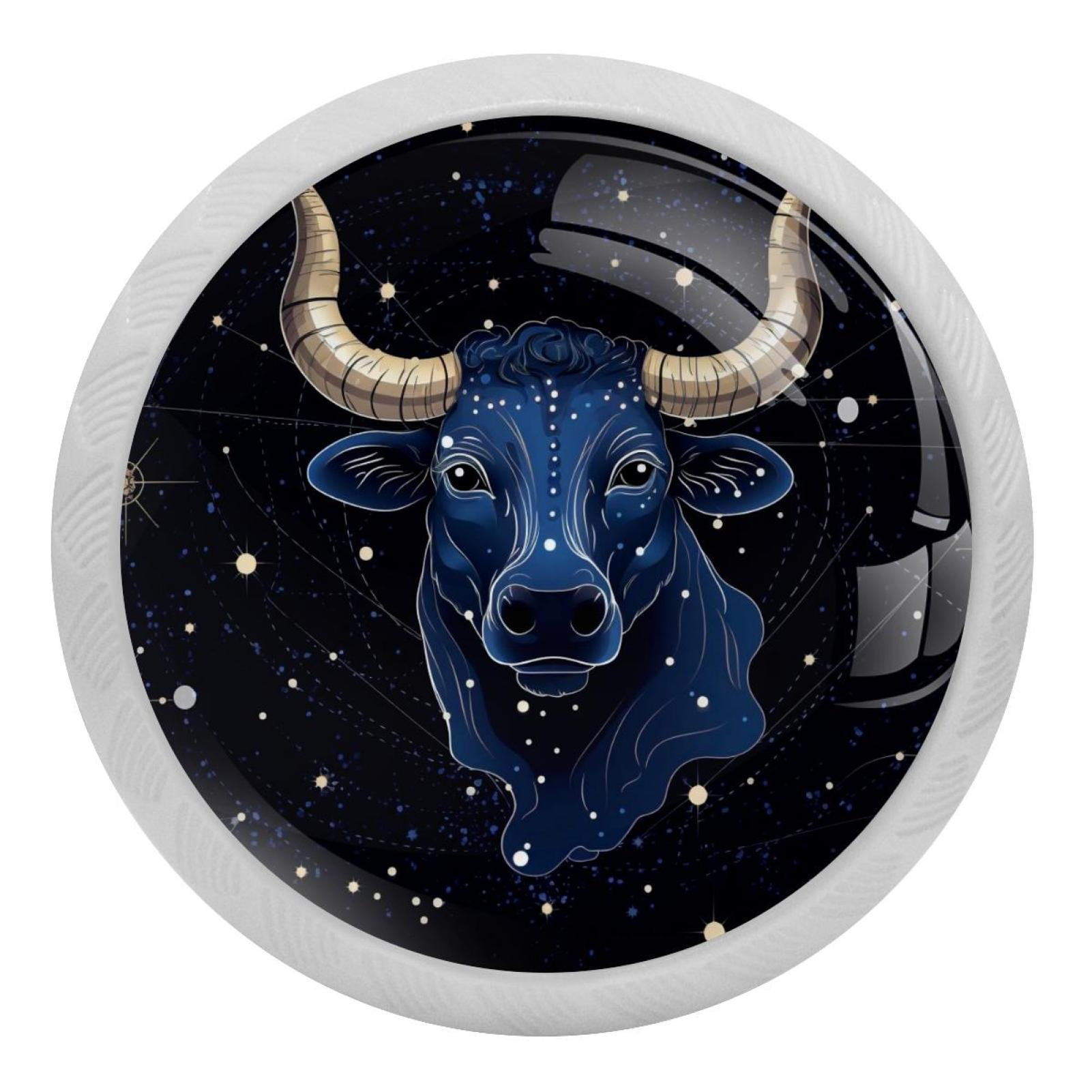 Constellation Glow-in-the-Dark Fluorescent Drawer Pulls - Round 4-Pack ...