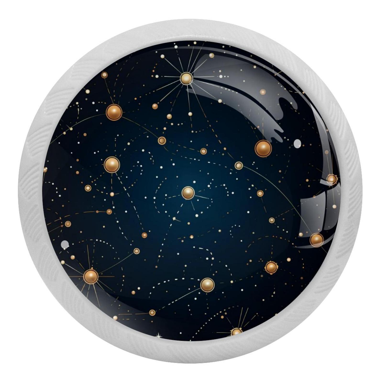 Constellation Glow-in-the-Dark Fluorescent Drawer Pulls with Screws ...