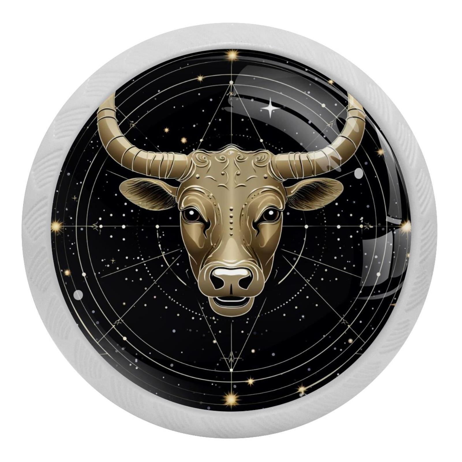 Constellation Glow-in-the-Dark Round Cabinet Knobs - Fluorescent Drawer ...