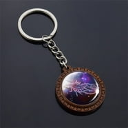 Love you to the Moon Round Keychain - Walmart.com