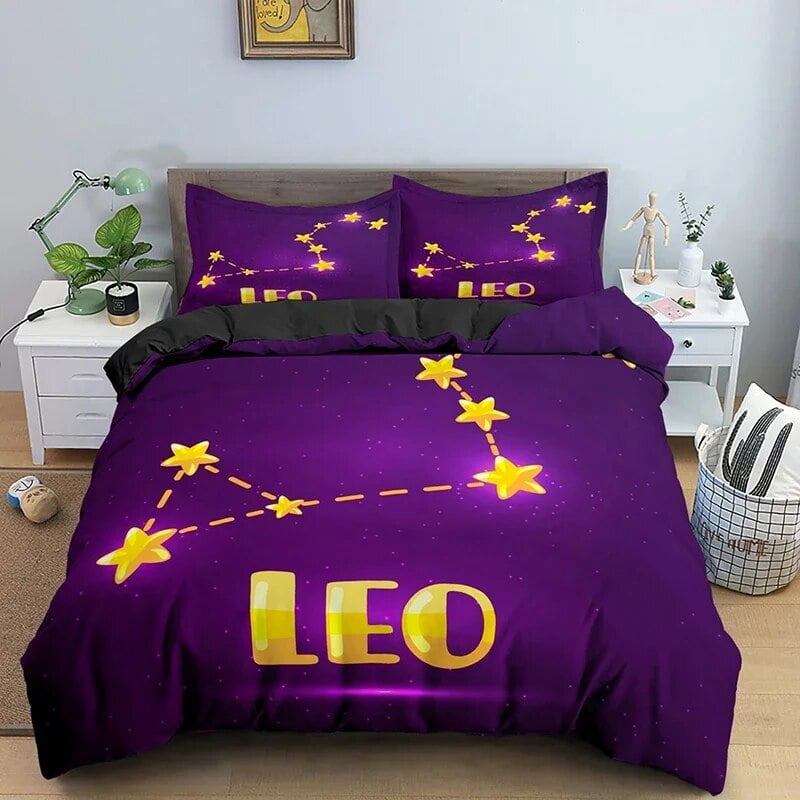 Constellation King Duvet Cover Astrological Bedding Set for Kids Teens ...