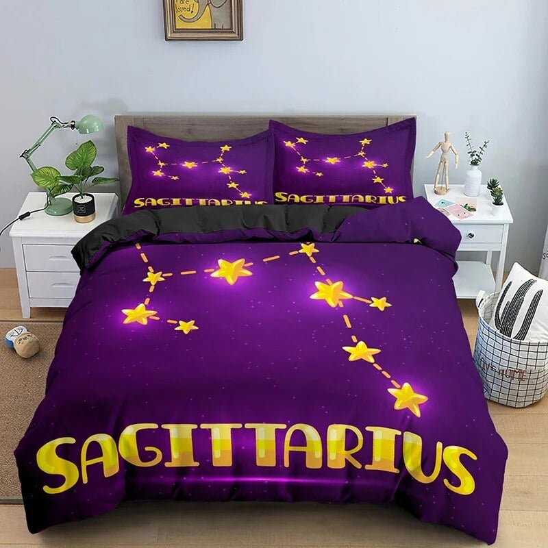 Constellation King Duvet Cover Astrological Bedding Set for Kids Teens ...
