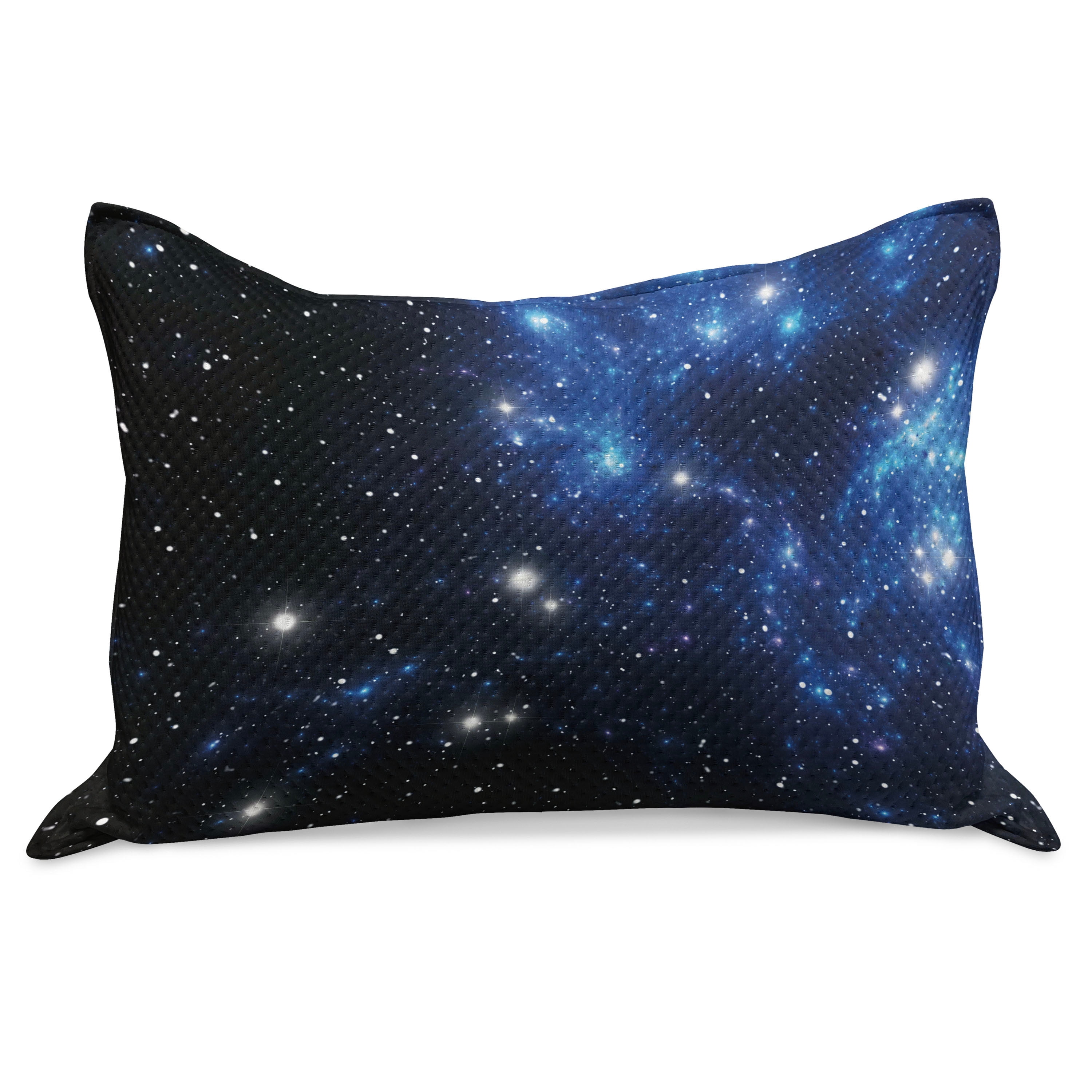 Constellation Knitted Quilt Pillowcover, Outer Space Star Nebula Astral ...