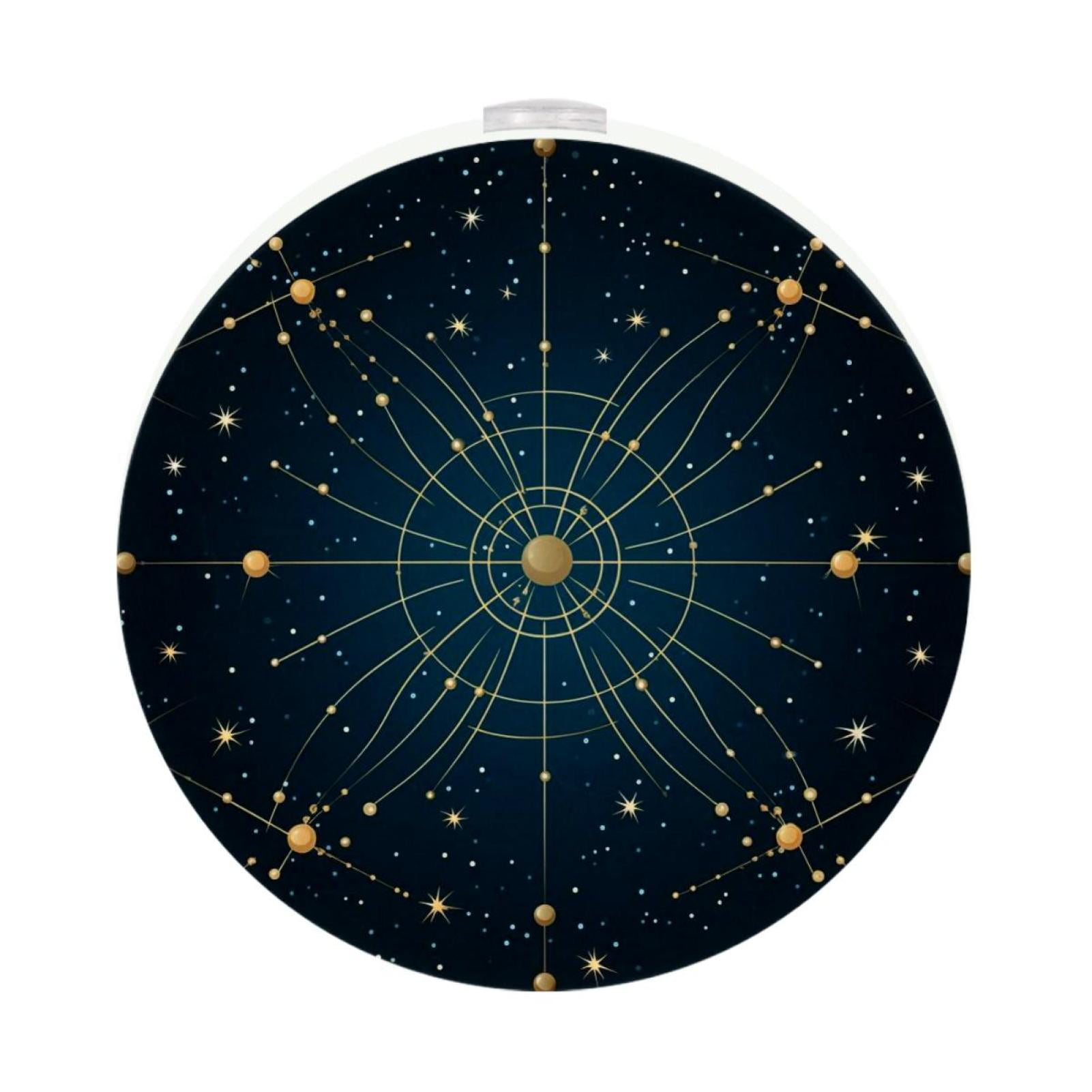 Constellation LED Round Night Light - 2PCS, Compact and Energy ...