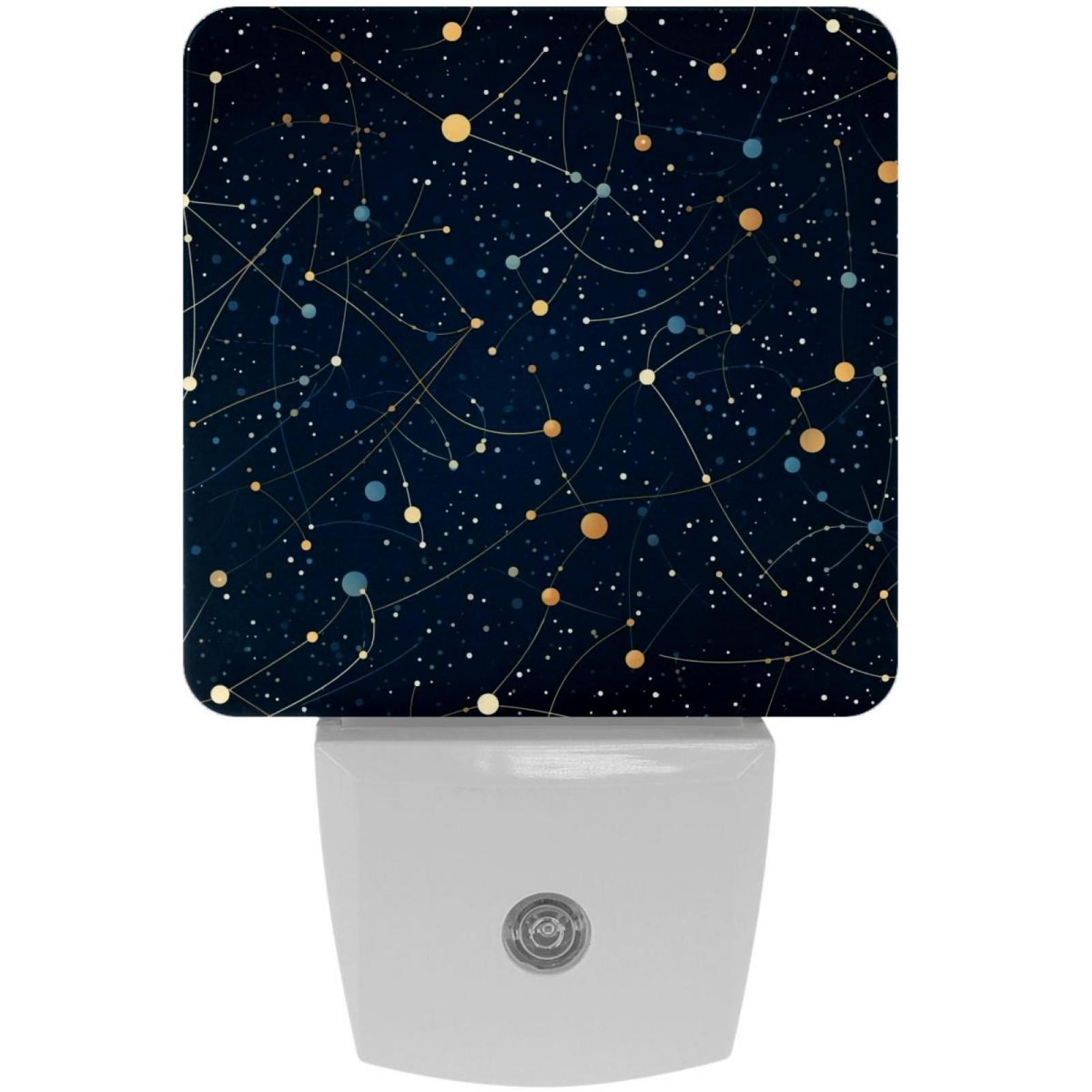 Constellation LED Square Night Light - Small and Bright Square-shaped ...