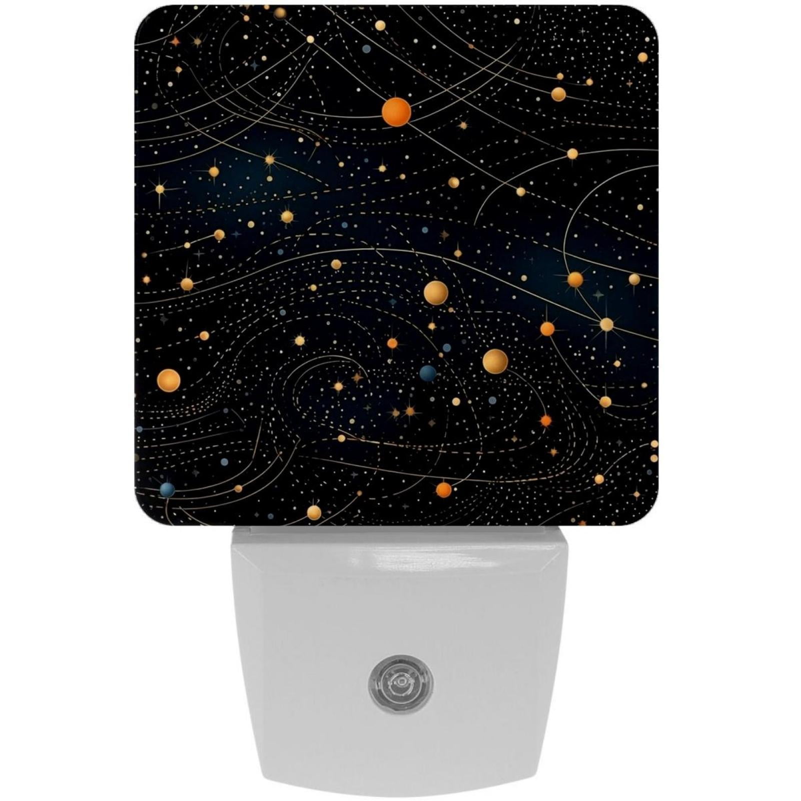 Constellation LED Square Night Lights for Bedroom and Living Room, Decorative Mood Lighting with ...