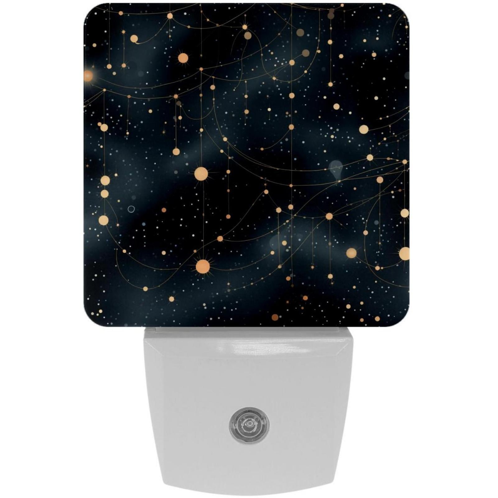 Constellation LED Square Night Lights - Energy Efficient Bedside Lamp ...