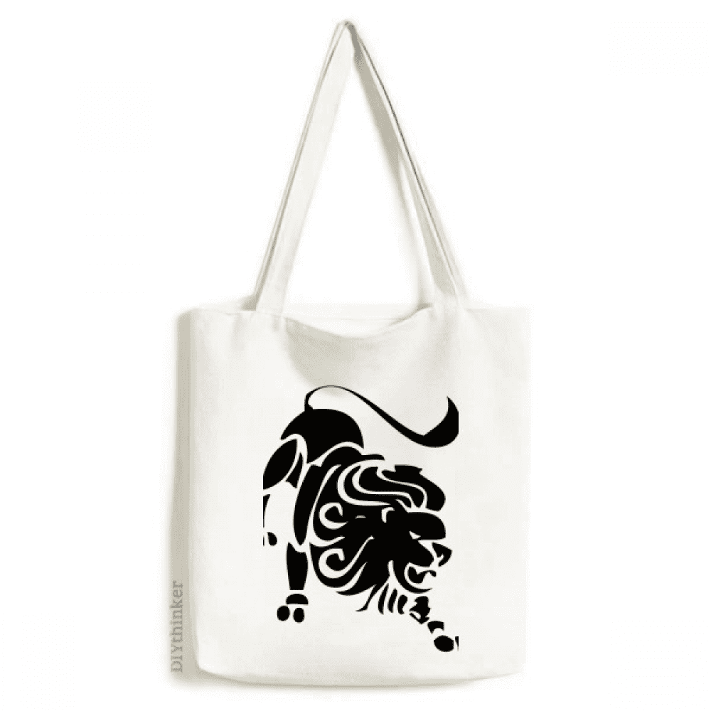 Constellation Leo Zodiac Sign Tote Canvas Bag Shopping Satchel Casual ...