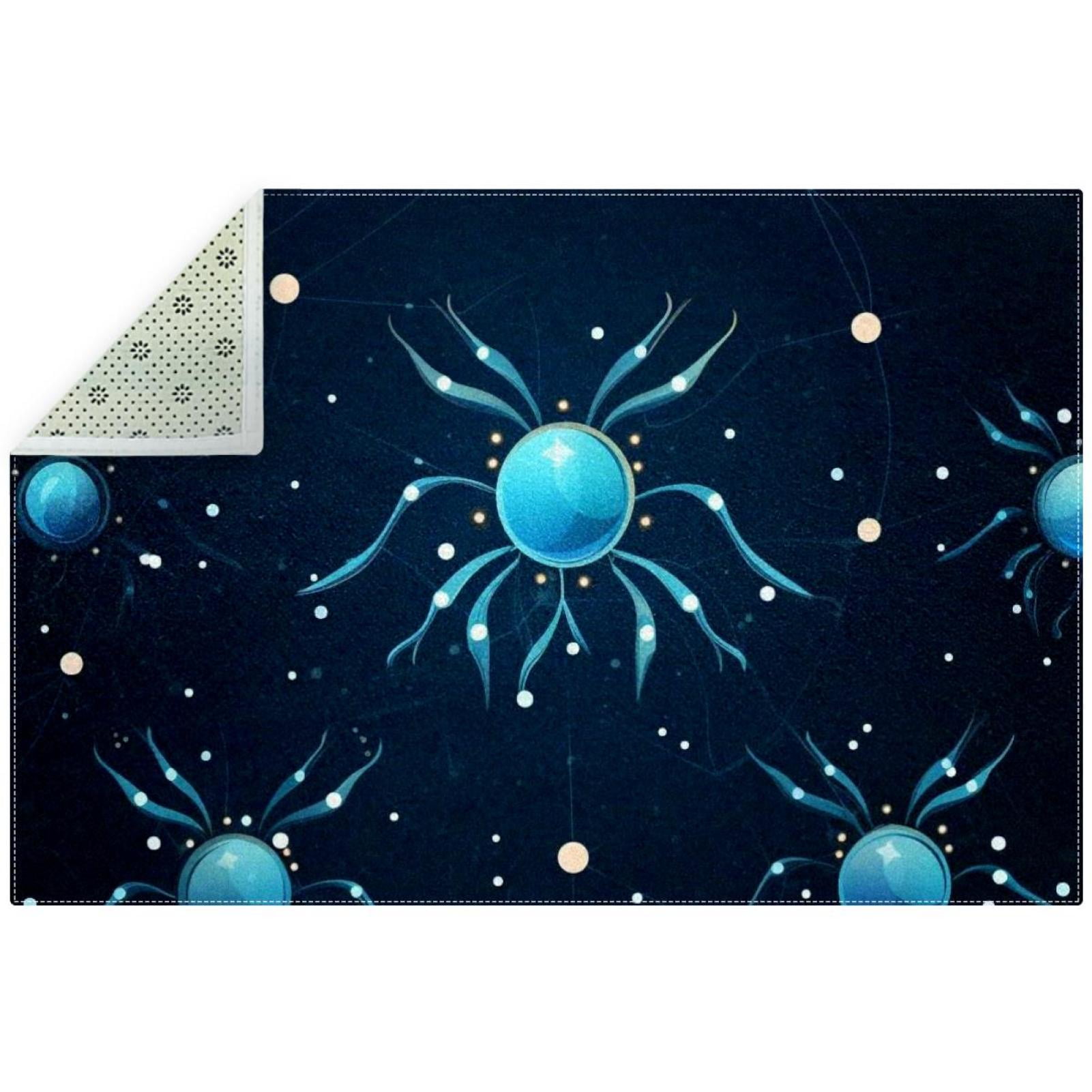 Constellation Modern Polyester Area Rug 5x7 Gray Geometric Pattern ...