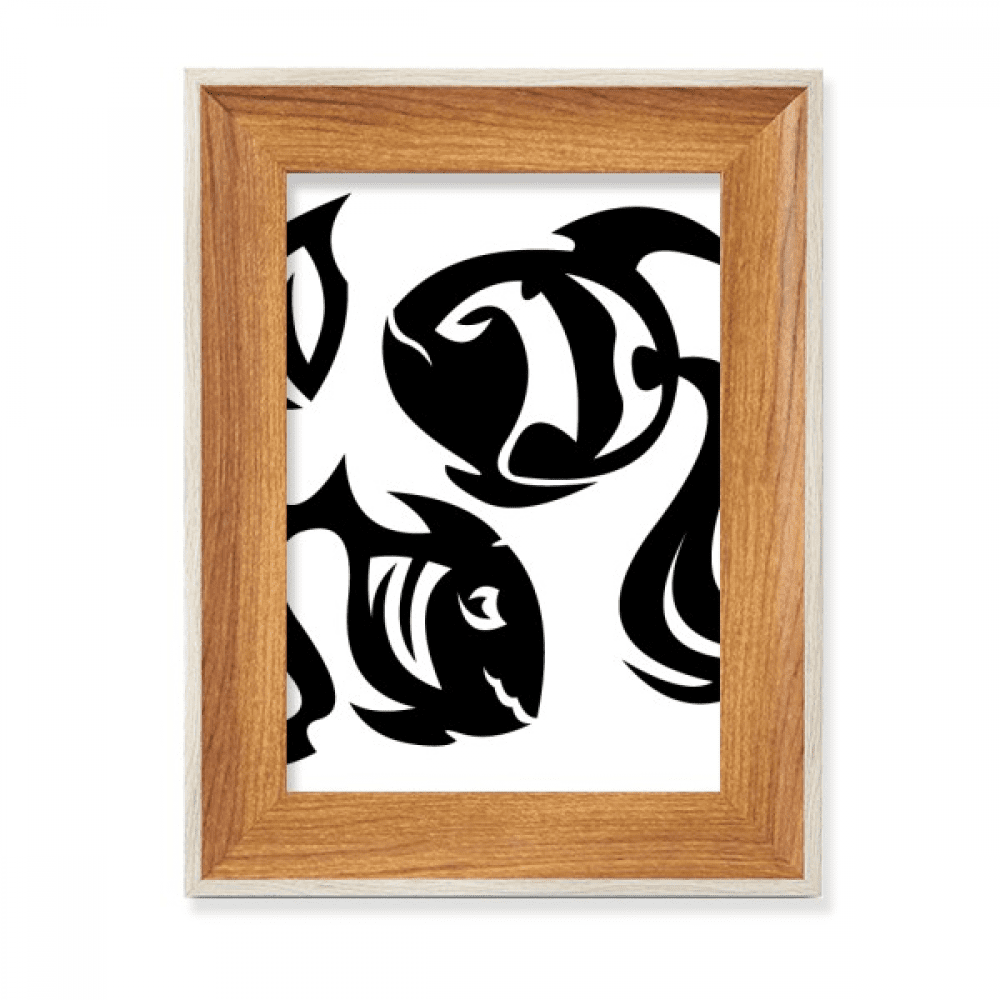 Constellation Pisces Zodiac Sign Desktop Wooden Photo Frame Display ...