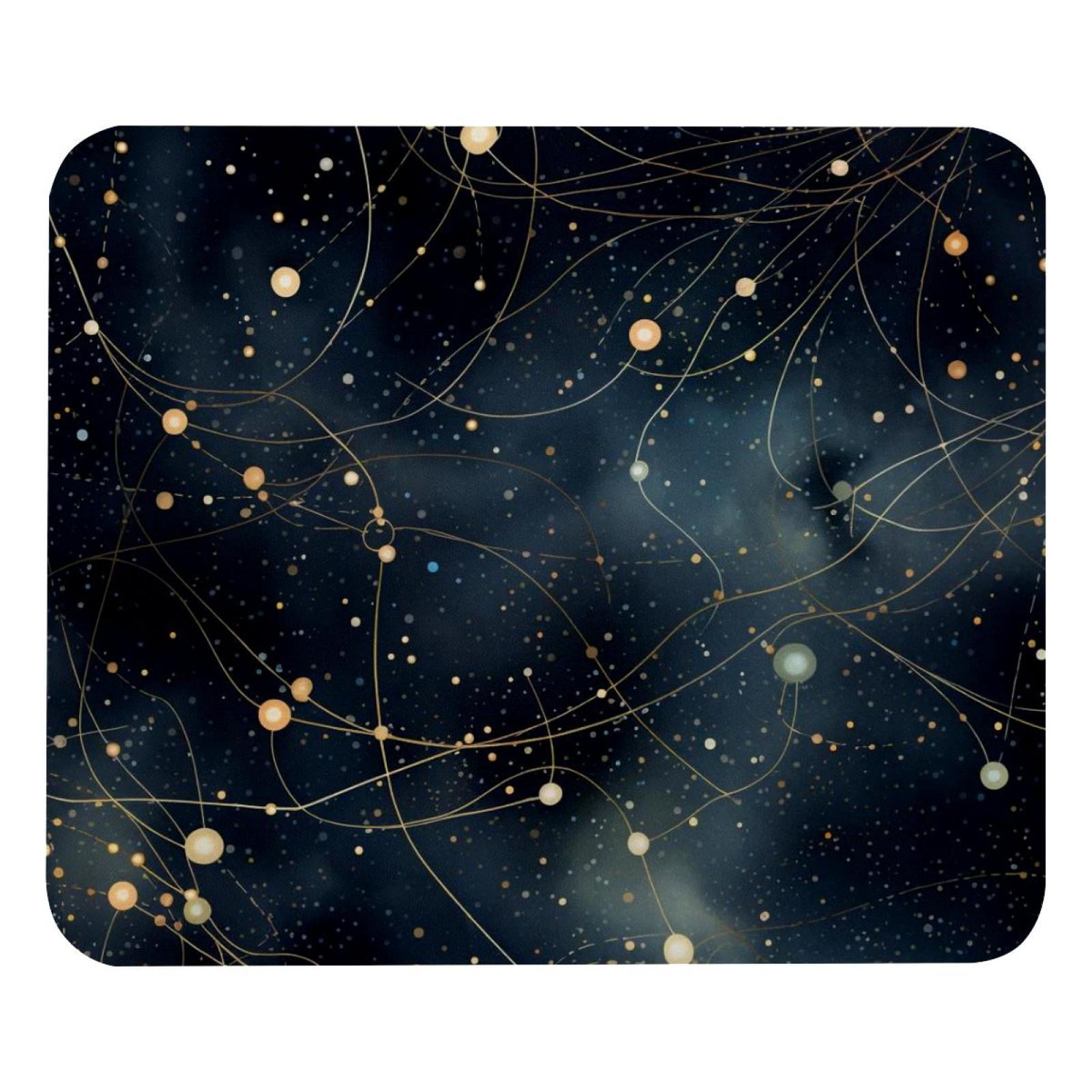 Constellation Printed Gaming Mousepad Desk Pad, Square 8.3x9.8 Inch Non ...