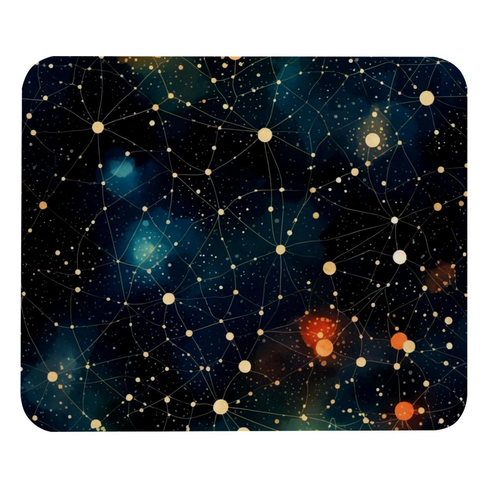 Constellation Printed Square Gaming Mouse Pad, Non-Slip Rubber Bottom ...