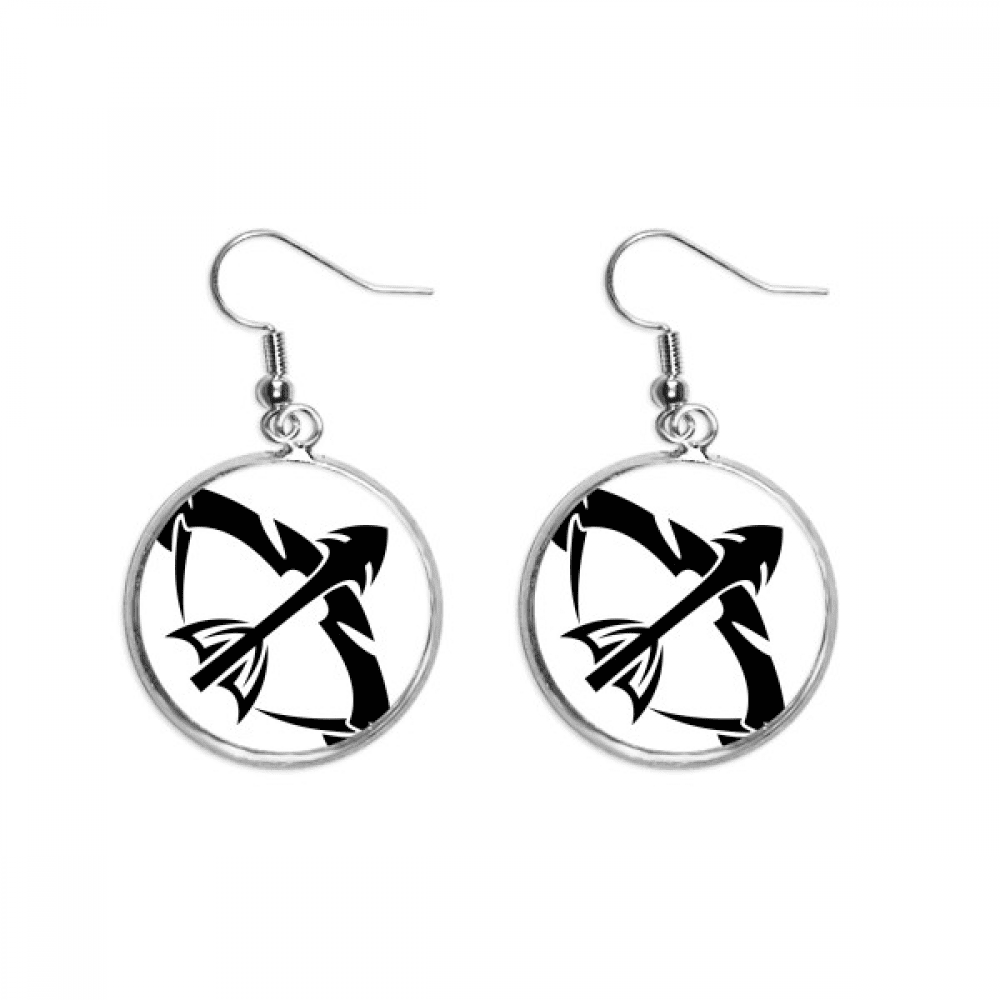 Constellation Sagittarius Zodiac Sign Ear Dangle Silver Drop Earring ...