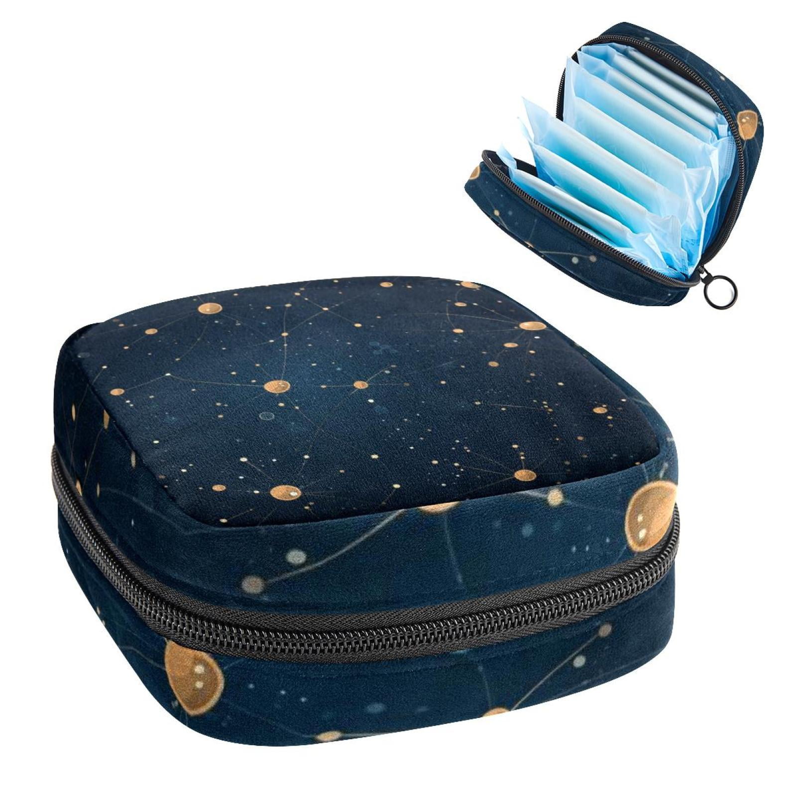 Constellation Sanitary Napkin Bag Period Pouch Travel Organizer Zipper ...