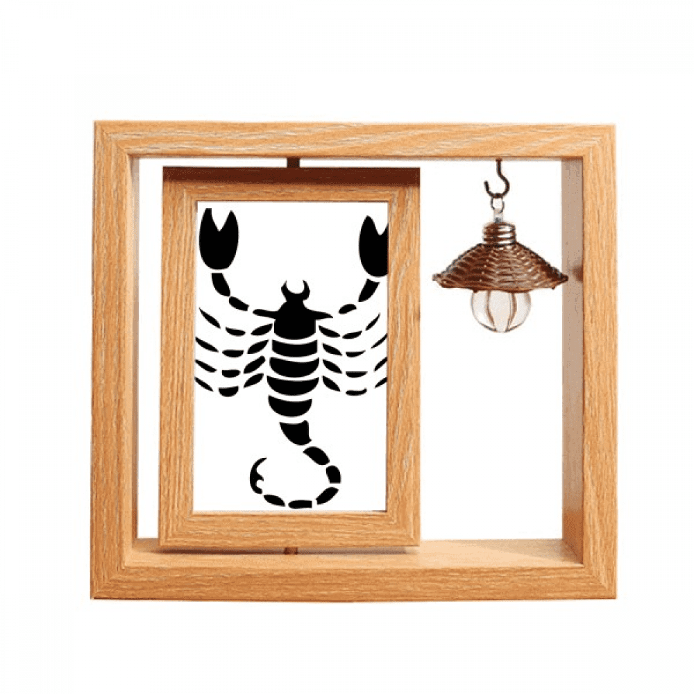 Constellation Scorpio Zodiac Sign Wooden Rotating Picture Photo Frame ...