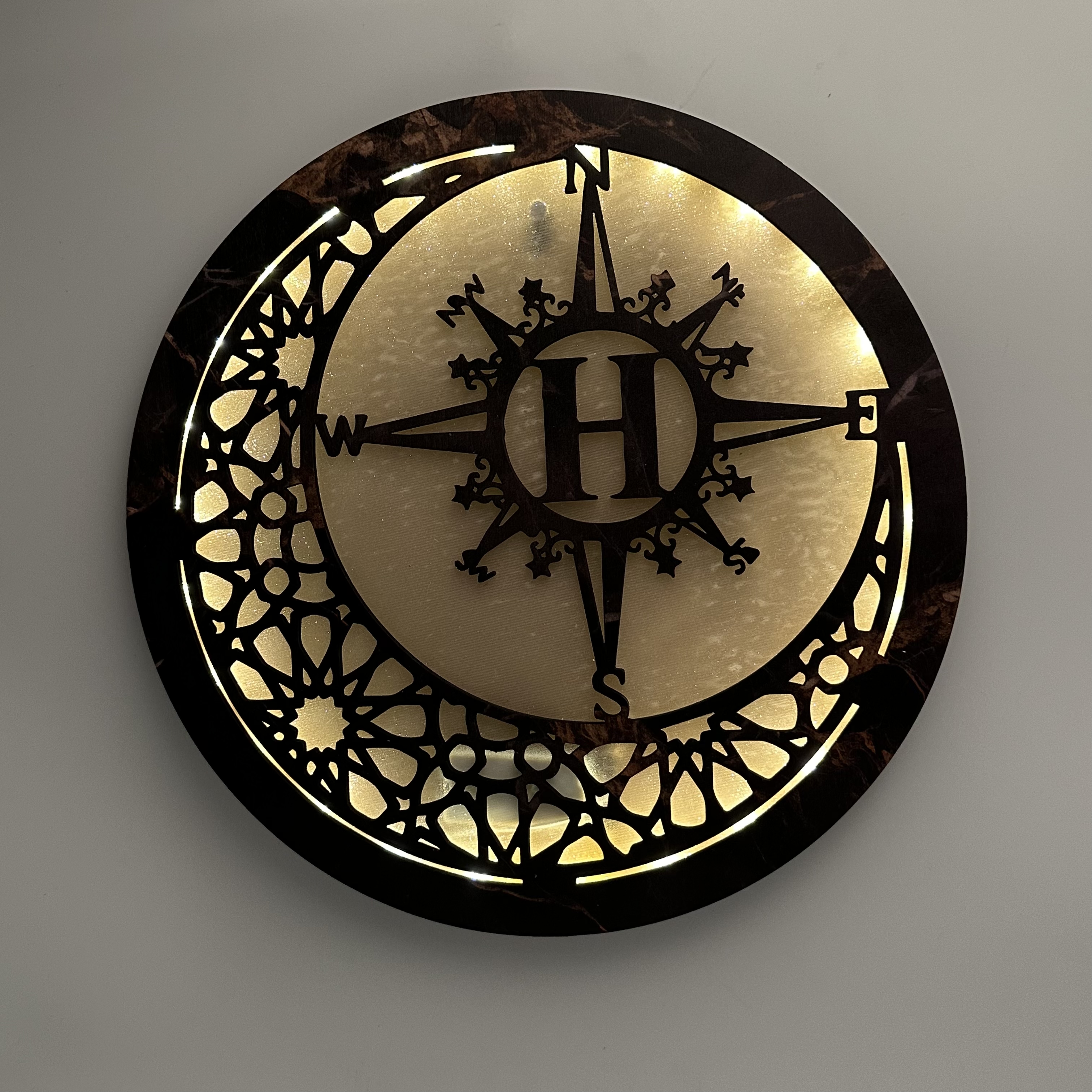 Constellation Series Decor- h Wood Sign Wall Decor, Led Wooden Light ...