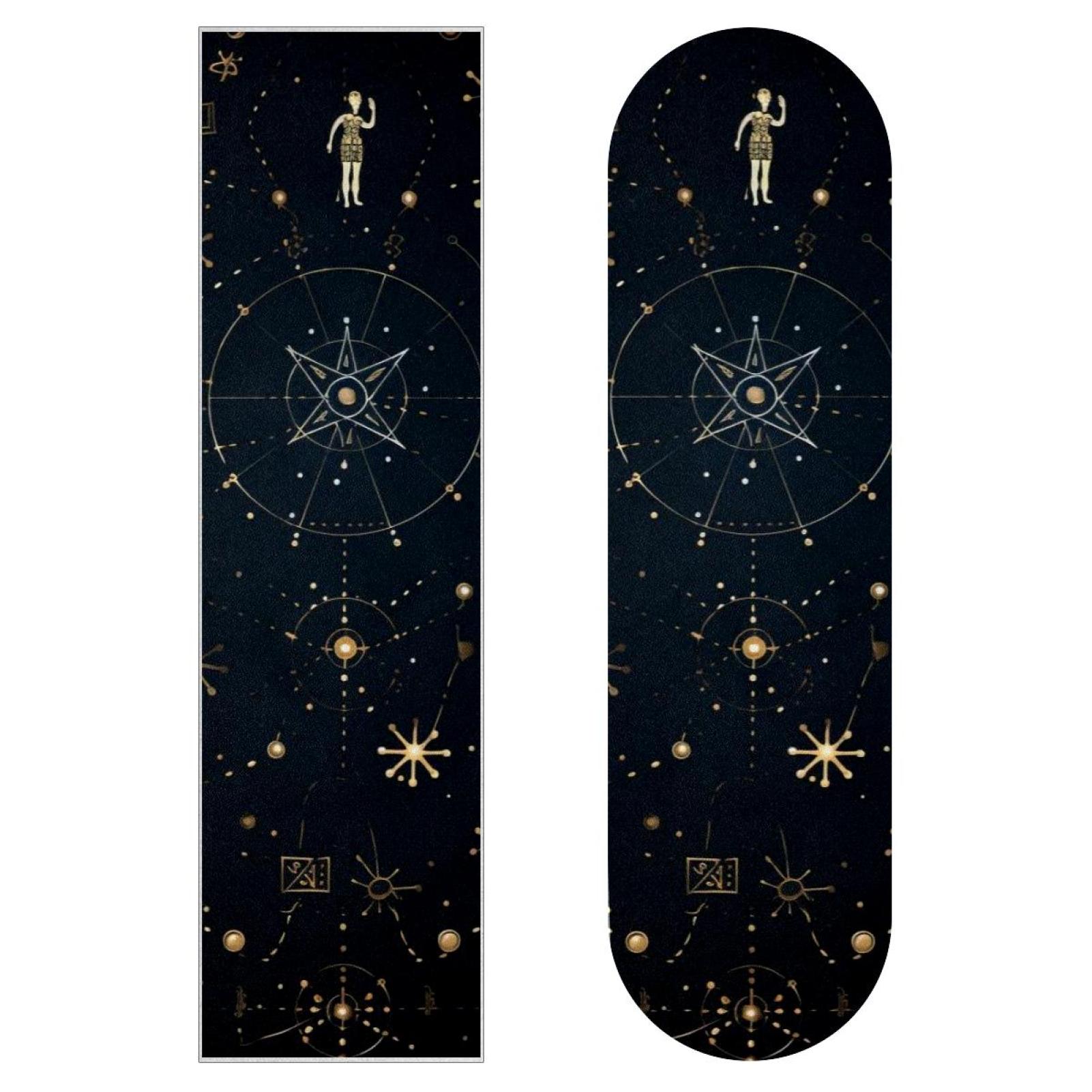 Constellation Skateboard Stickers Pack of Two Emery PVC 8.8x32.6in/22 ...